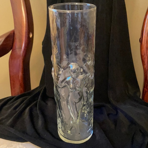 Libbey | Art | Libbey La Femme Unique Clear Vintage Art Glass Vase ...